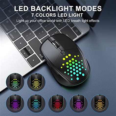 Prix Souris Sans Fil LED Rechargeable Souris Silencieuse