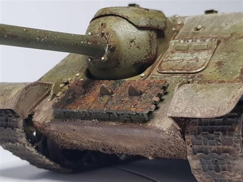 SU-100. 1/35 Zvezda. : r/modelmakers