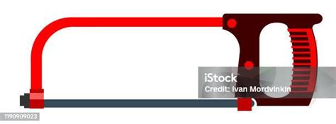 손 톱 벡터 마스터 조이너 정비사 빌더를위한 도구 범용 도구 워크 벤치 도구 금속 철 강철 파이프 피팅을 톱으로 그림 격리