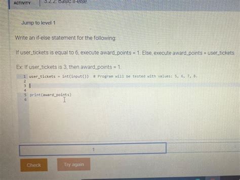 Solved Activity 322 Basic It Eise Jump To Level 1 Write