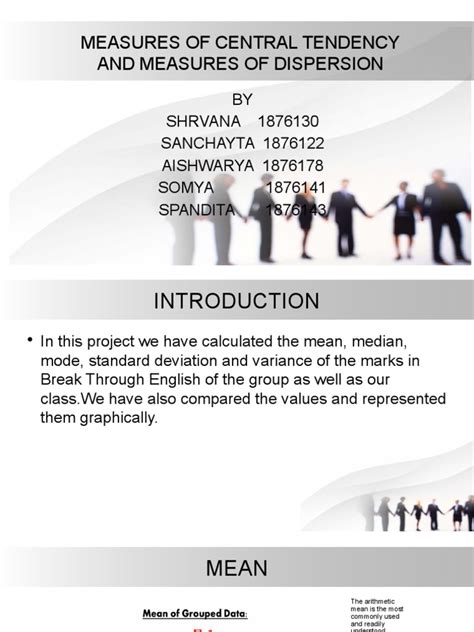 Measures Of Central Tendency Pdf Variance Mode Statistics