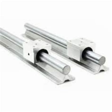 Chrome Plated Linear Shaft With Bottom Support Sbr Uu Model Name Number Sbr At Piece