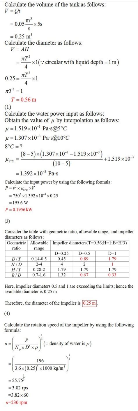 Solved Please Show Step By Step And All Formula With Units Used To