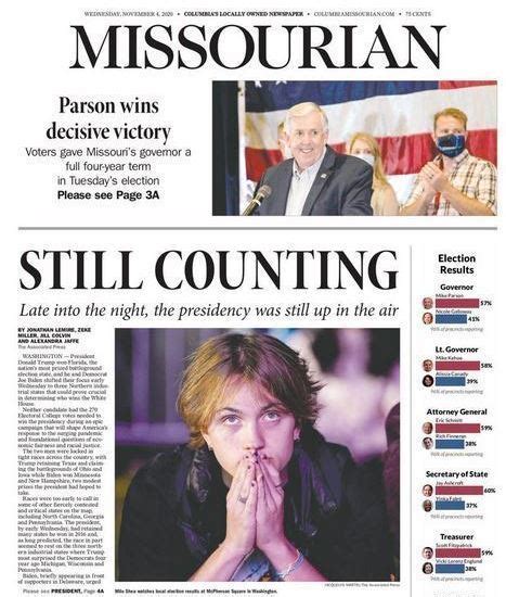 Front Pages Of Americas Newspapers Show A History Still Being Written