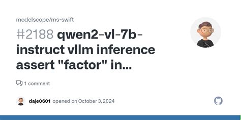 qwen2 vl 7b instruct vllm inference assert factor in rope scaling