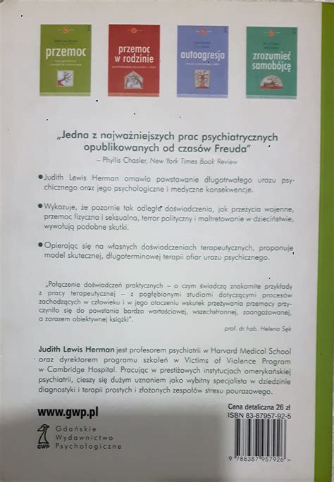 Przemoc Judith Lewis Herman Prezenty Z Duszą