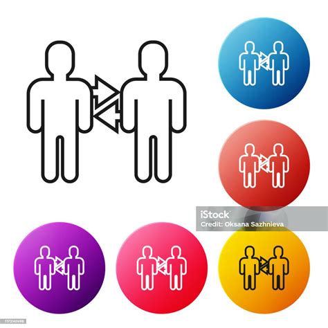 흰색 배경에 격리된 검은선 프로젝트 팀 기본 아이콘입니다 비즈니스 분석 및 계획 컨설팅 팀 워크 프로젝트 관리 아이콘 다채로운