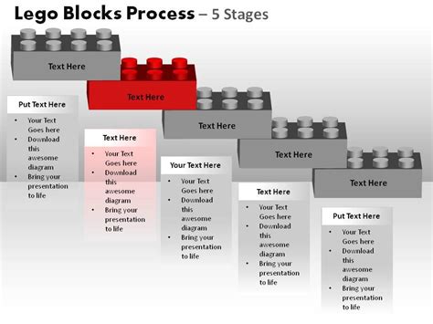 Lego Blocks Process Stages Powerpoint Slides PowerPoint Presentation Templates PPT