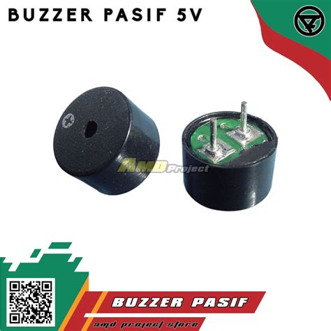 Jual Buzzer Pasif 5v For Arduino Warna Hitam 5 Volt Melody Tone Shopee Indonesia
