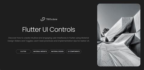 Enhance Ux With Material Sliders And Toggles