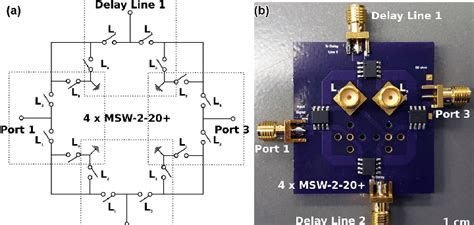 A Schematic Of The Switching Module With Labeled Components And Download Scientific Diagram