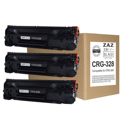 【楽天市場】【3本セット】 CRG-328 ZAZ 互換トナー カートリッジ328 Canon キャノン レーザープリンター 対応：INK TOWN