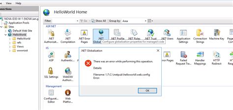 Cant Deploy Mvc Application To Iis Is My Nfig File