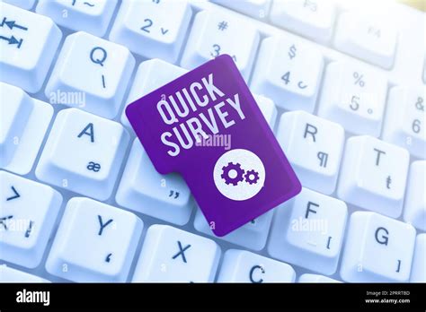 Conceptual Display Quick Survey Business Concept Conduct Fast Check On Condition Value