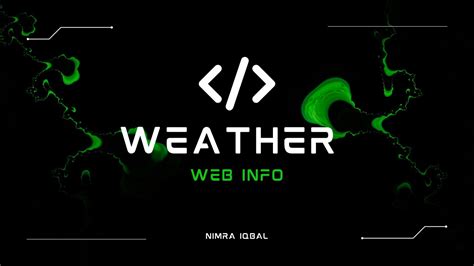 Nimra Iqbal On Linkedin Weatherwebapp Javascript Apis Codingproject Webdevelopment 21