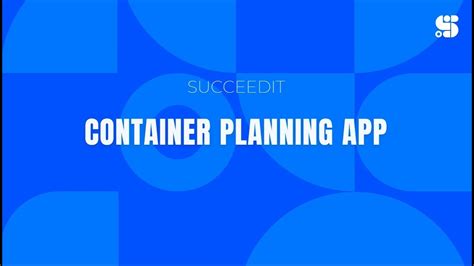 Container Planning App An Extension For Microsoft Dynamics 365 Business Central By SucceedIT