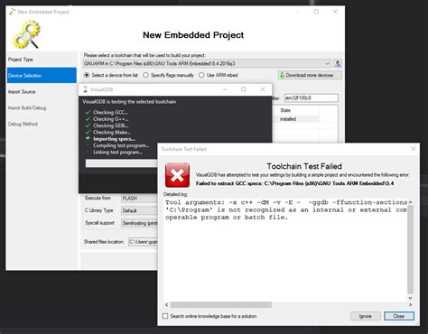 Topic Manual Import Error For New Project Based On GNUARM Toolchain Sysprogs