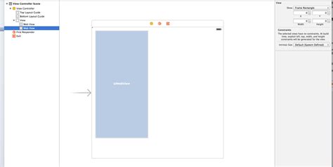 ios resize issue in xcode 6 1 resize of one element sets width