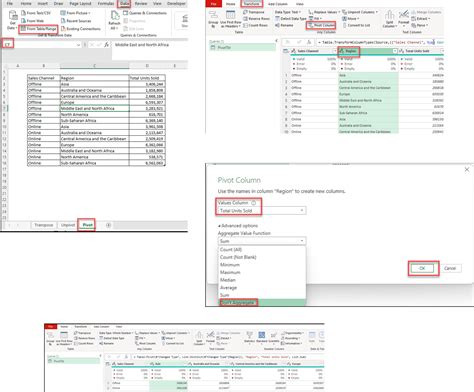 How To Unpivot Pivot Transpose In Excel Office Tech Skill