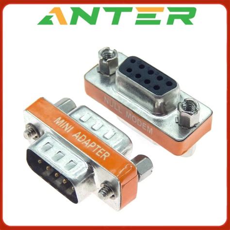 DB9 MINI GENDER CHANGER RS232 Data Cable Connector Convert Plug VGA Plug Connector 9pin Port