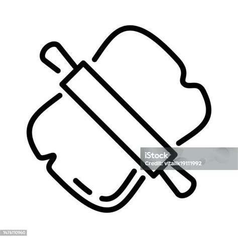 반죽 로커 아이콘입니다 반죽 롤 아이콘입니다 선형 아이콘입니다 가정 생활에 대한 스톡 벡터 아트 및 기타 이미지 가정 생활 가정 주방 가정의 방 Istock