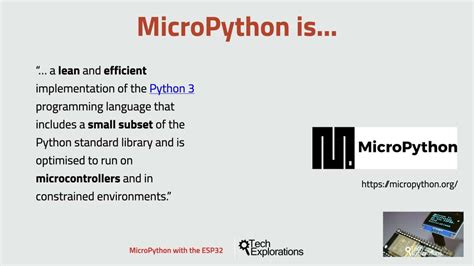 Micropython With The Esp32 Our New Course Tech Explorations