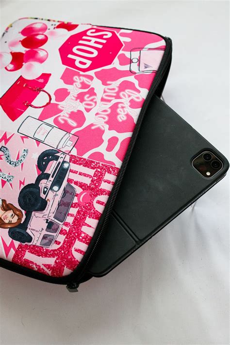 Pink Collage Laptop Case Etsy