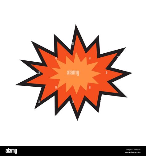 Comic Blast Explosion Vector Illustration Stock Vector Image And Art Alamy