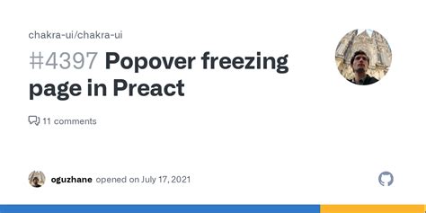 popover freezing page in preact · issue 4397 · chakra ui chakra ui · github