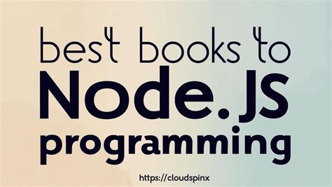 Best Nodejs Programming Books For 2025 Cloudspinx