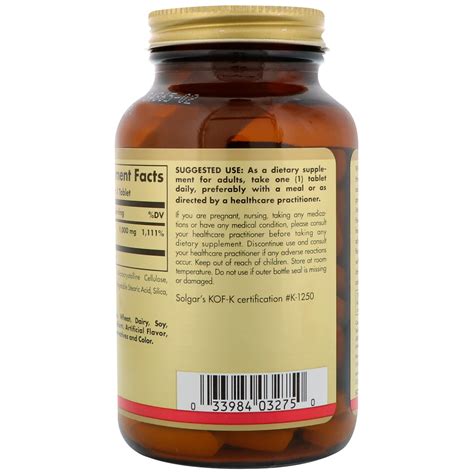 Solgar, Vitamin C, 1000 mg, 90 Tablets - iHerb.com