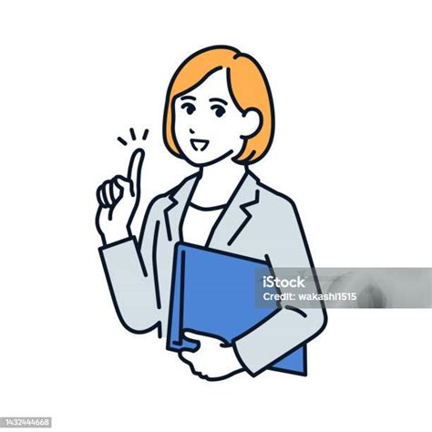 요점을 설명하는 양복을 입은 여성의 벡터 일러스트 레이 션 자료 재정 고문에 대한 스톡 벡터 아트 및 기타 이미지 재정 고문 20 29세 30 39세 Istock