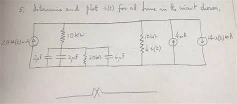 Solved 5 Determine And Plot It For All Time In The