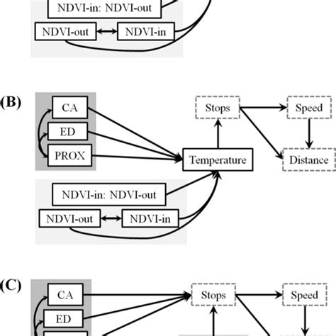 Three Alternative Path Diagrams Showing The Hypothesized Causal Links