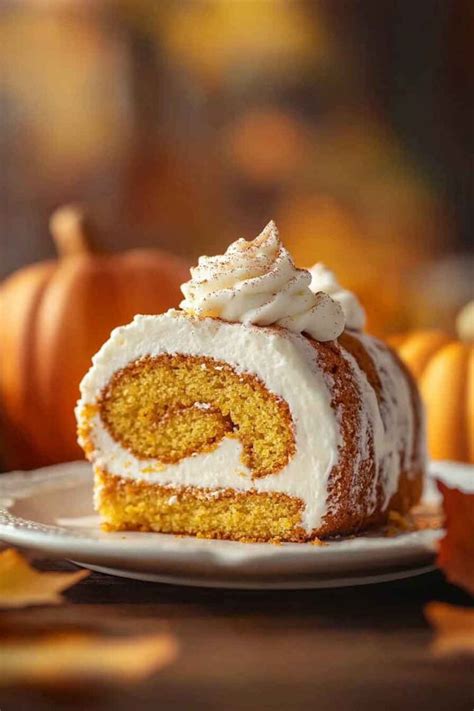 Pumpkin Spice Cake Roll Recipe