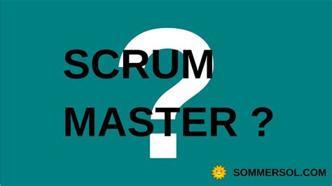 What Is The Role Of The Scrum Master Alfa Sommersol