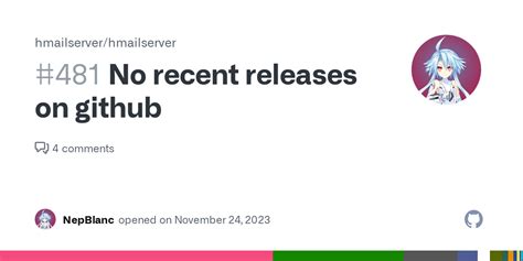 No Recent Releases On Github · Issue 481 · Hmailserverhmailserver