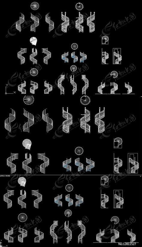 旋转楼梯cad图库图片下载红动中国