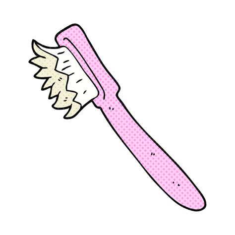 Cartoon Image Of A Toothbrush
