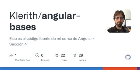 Github Klerith Angular Bases Este Es El C Digo Fuente De Mi Curso De Angular Secci N