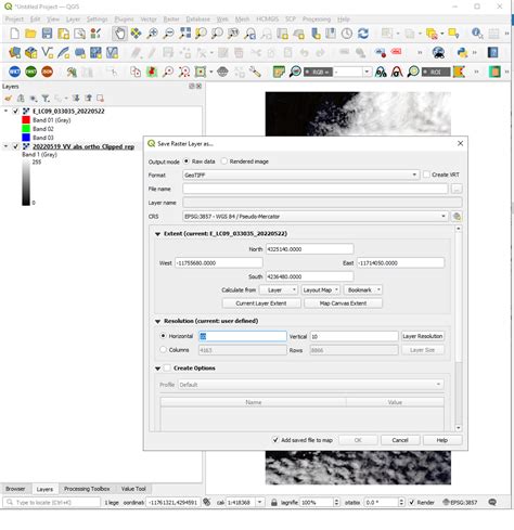 Python How To Resample A Raster Layer To Match A Specific Raster Layers Cell Size