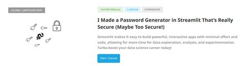 I Made A Password Generator In Streamlit Thats Really Secure Maybe