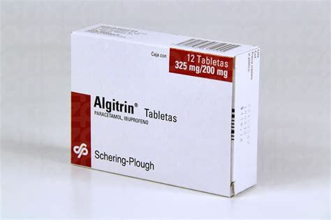 Algitrin 325mg200mg Tabletas C12 Farmapronto