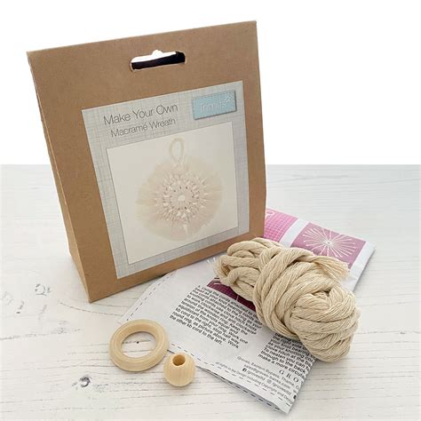 Make Your Own Macrame Decoration Kit Cream