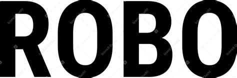Robo Text Png Svg