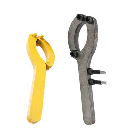 굴삭기 부품 제거 유압 실린더 2 개 특수 오일 실린더 피스톤 렌치 유지 보수 및 오일 도장 렌치 도구 자동차 수리 도구