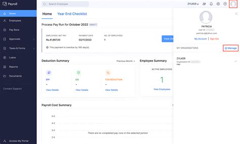 Integrate Zoho Expense With Zoho Payroll User Guide Zoho Expense