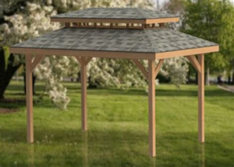 Hot Tub Gazebo Building Plans Double Hip Roof 10 X 16 Etsy