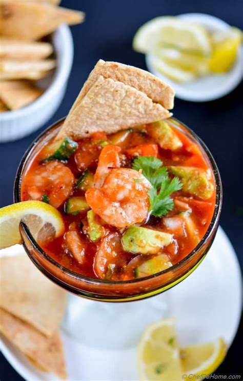 Cool Mexican Shrimp Cocktail