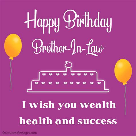 Birthday Wishes For Brother In Law